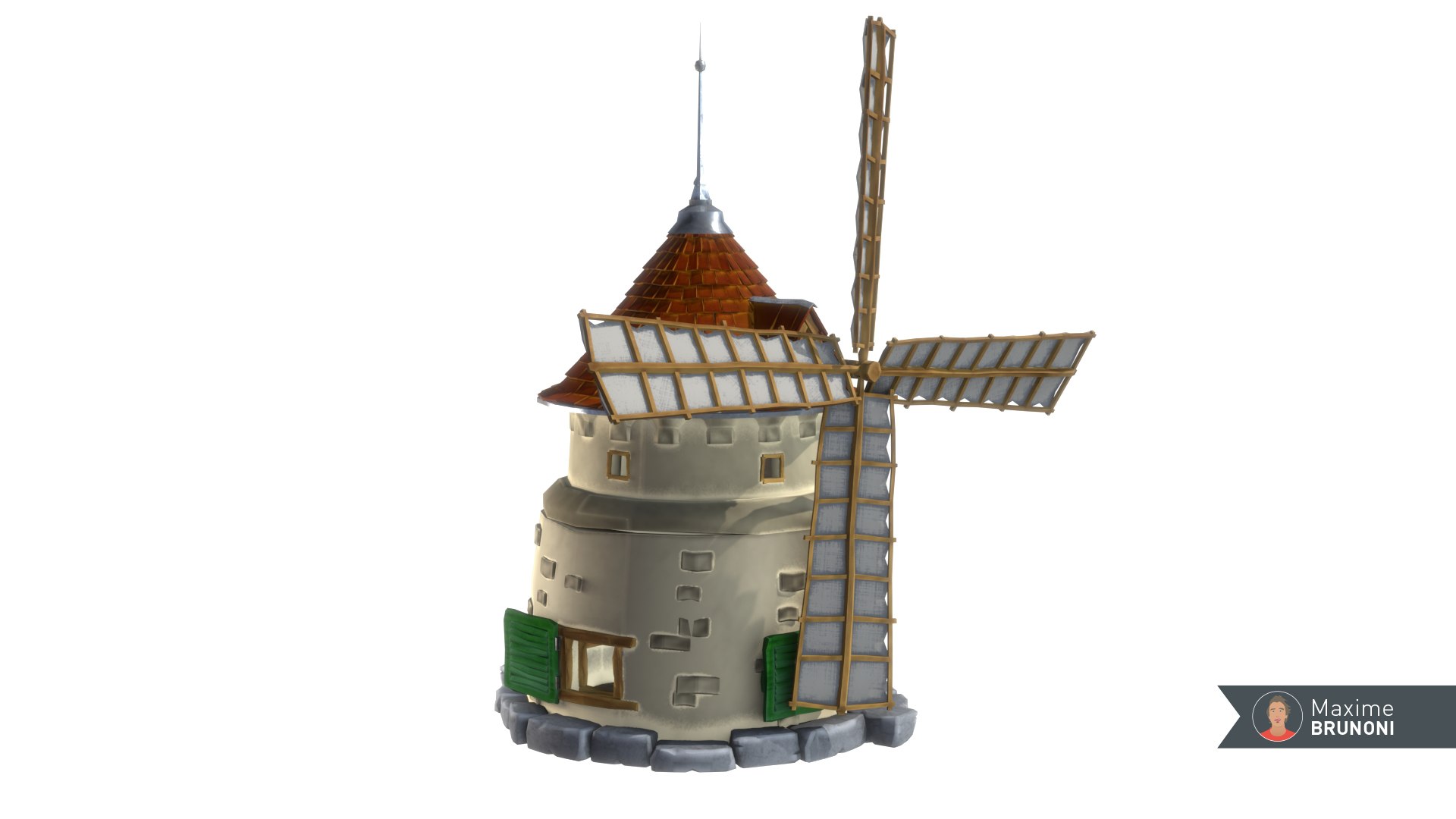 3D Wind mill model - TurboSquid 1724733