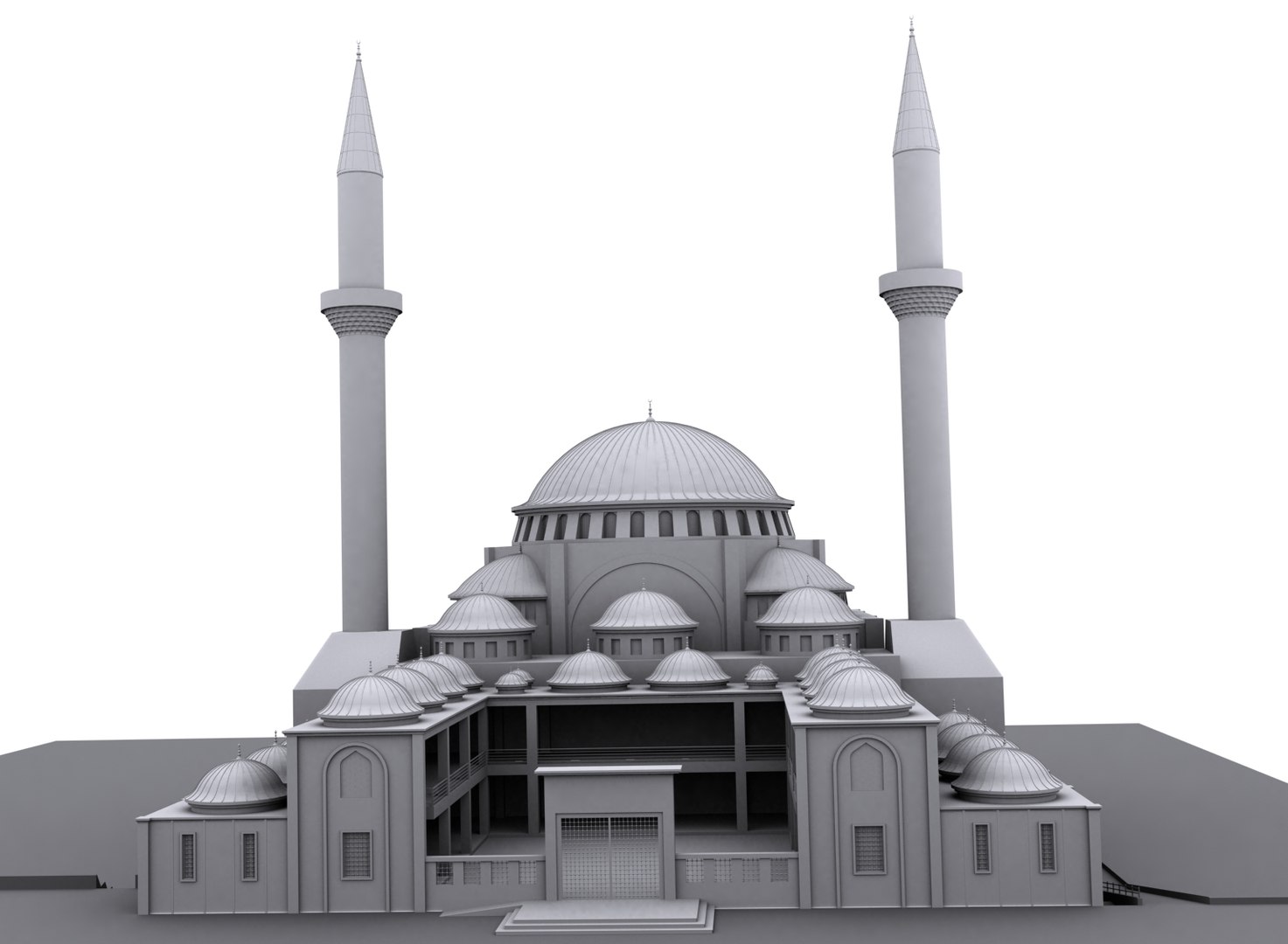Mosque 3d Max