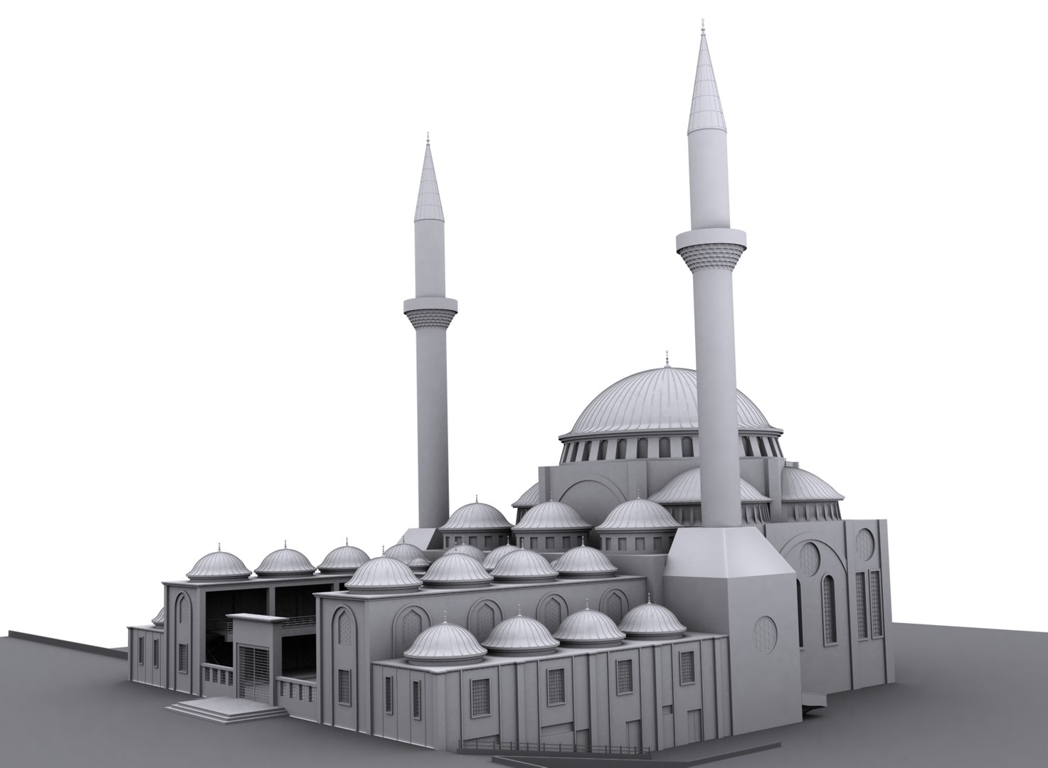 Mosque 3d Max