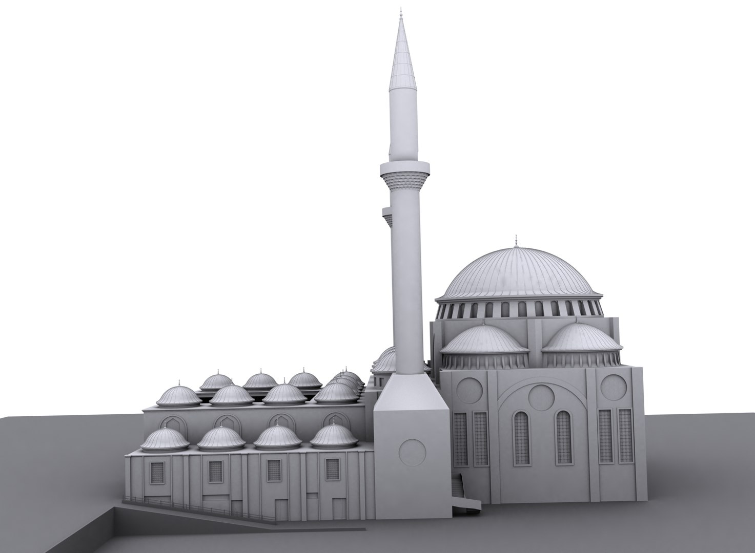 Mosque 3d Max