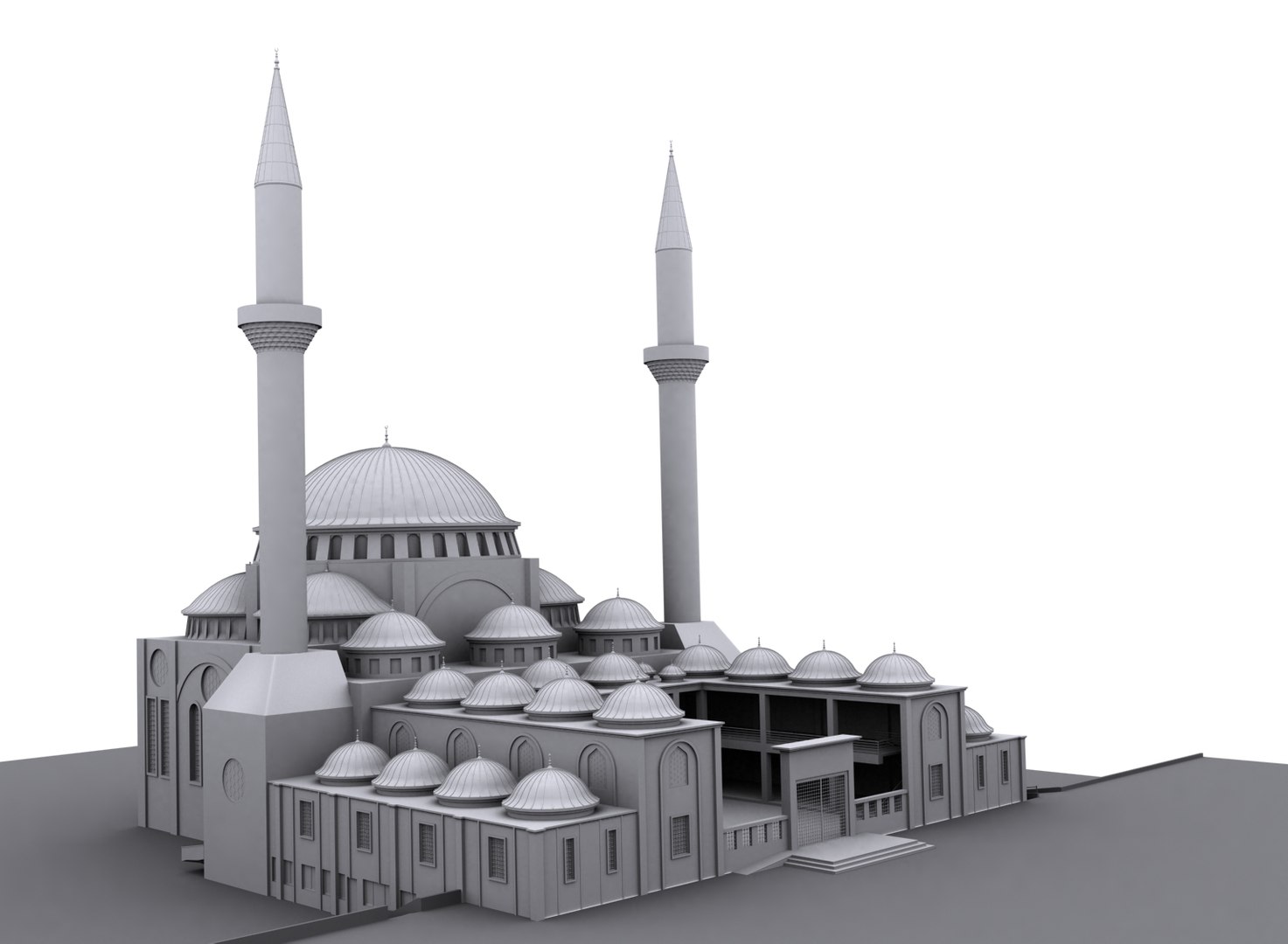 Mosque 3d Max