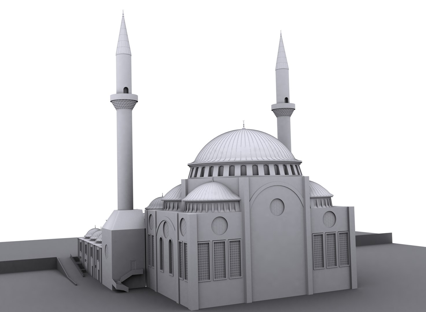 Mosque 3d Max
