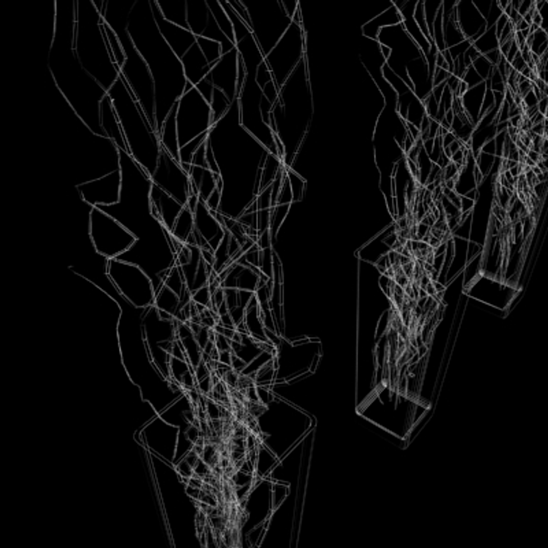 3ds decorative dry branches