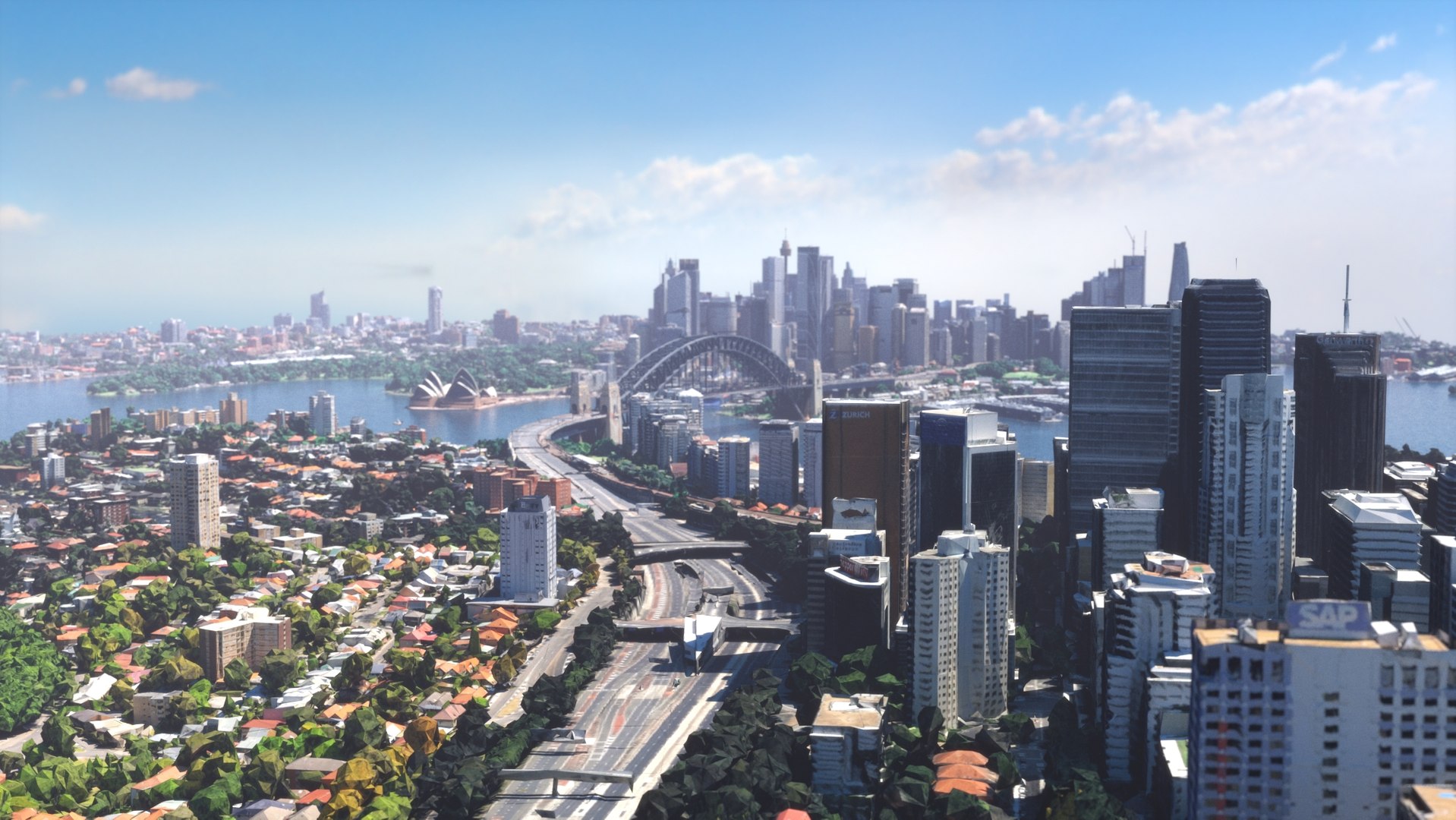 3D Sydney Downtown Model - TurboSquid 2344688