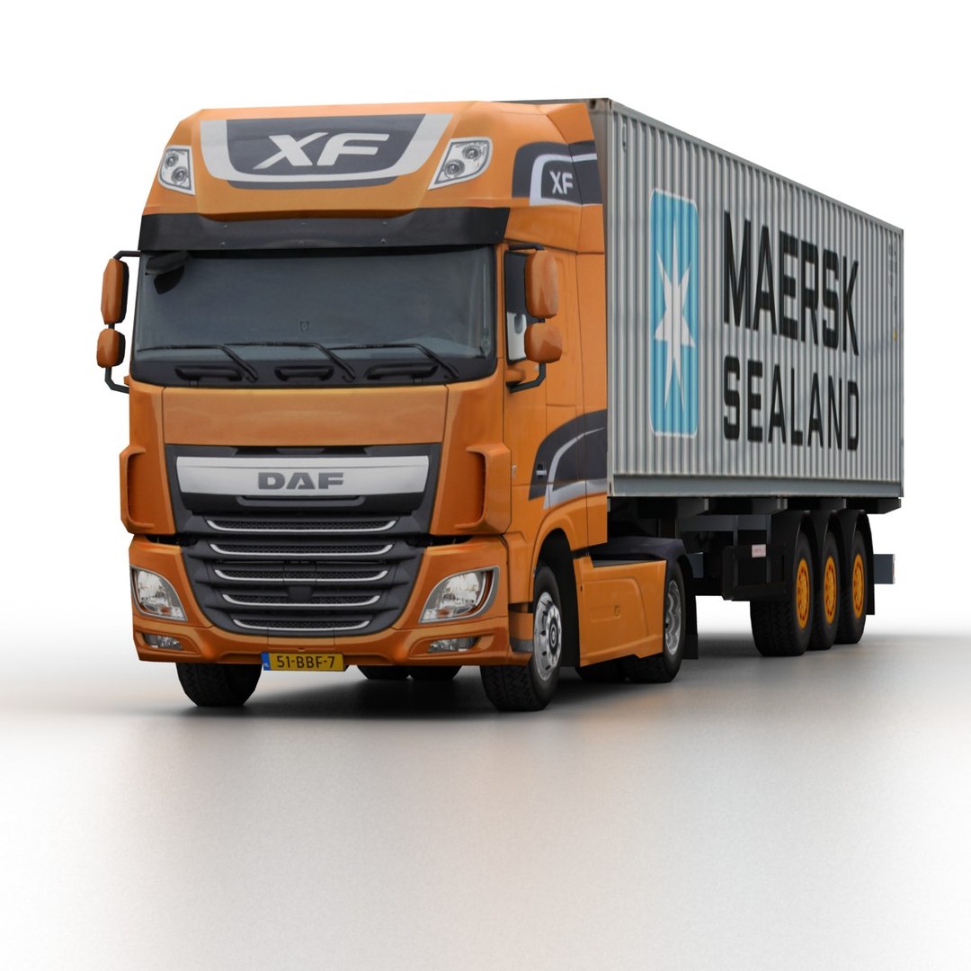 2013 Daf Xf 3d Model