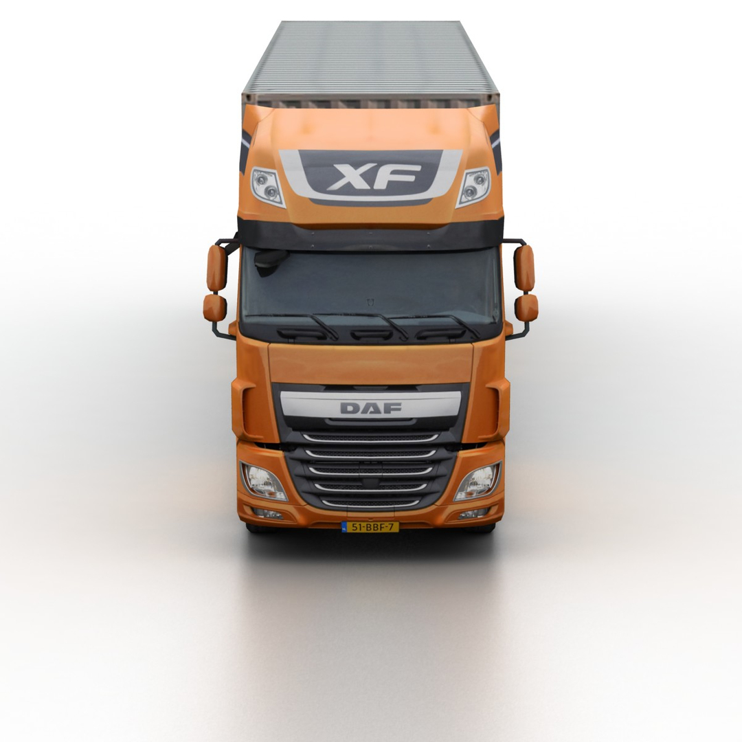 2013 daf xf 3d model