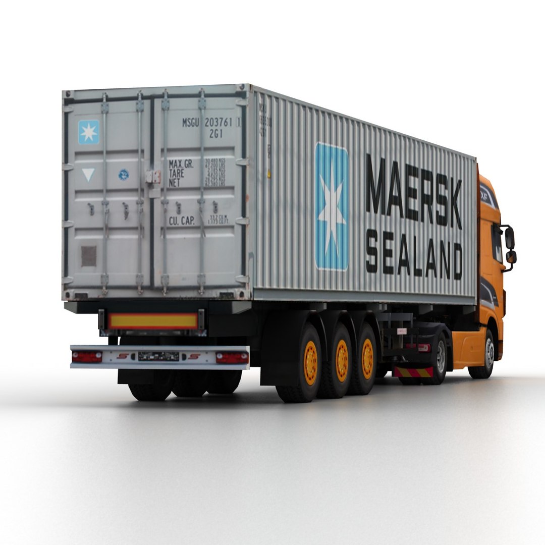 2013 Daf Xf 3d Model