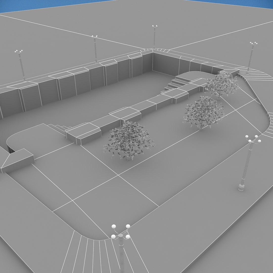 Free Swimming Pool 3d Model