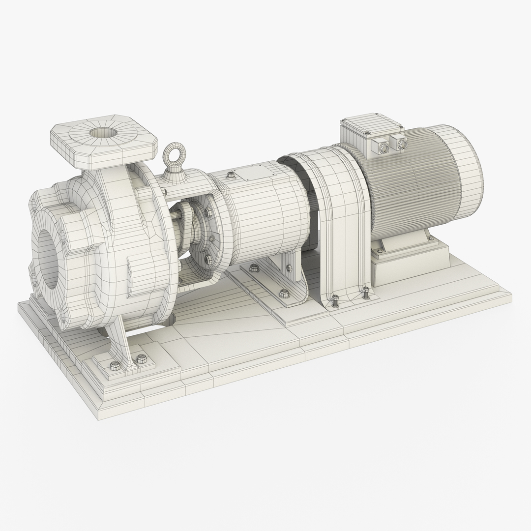 3D model pump centrifugal - TurboSquid 1668225
