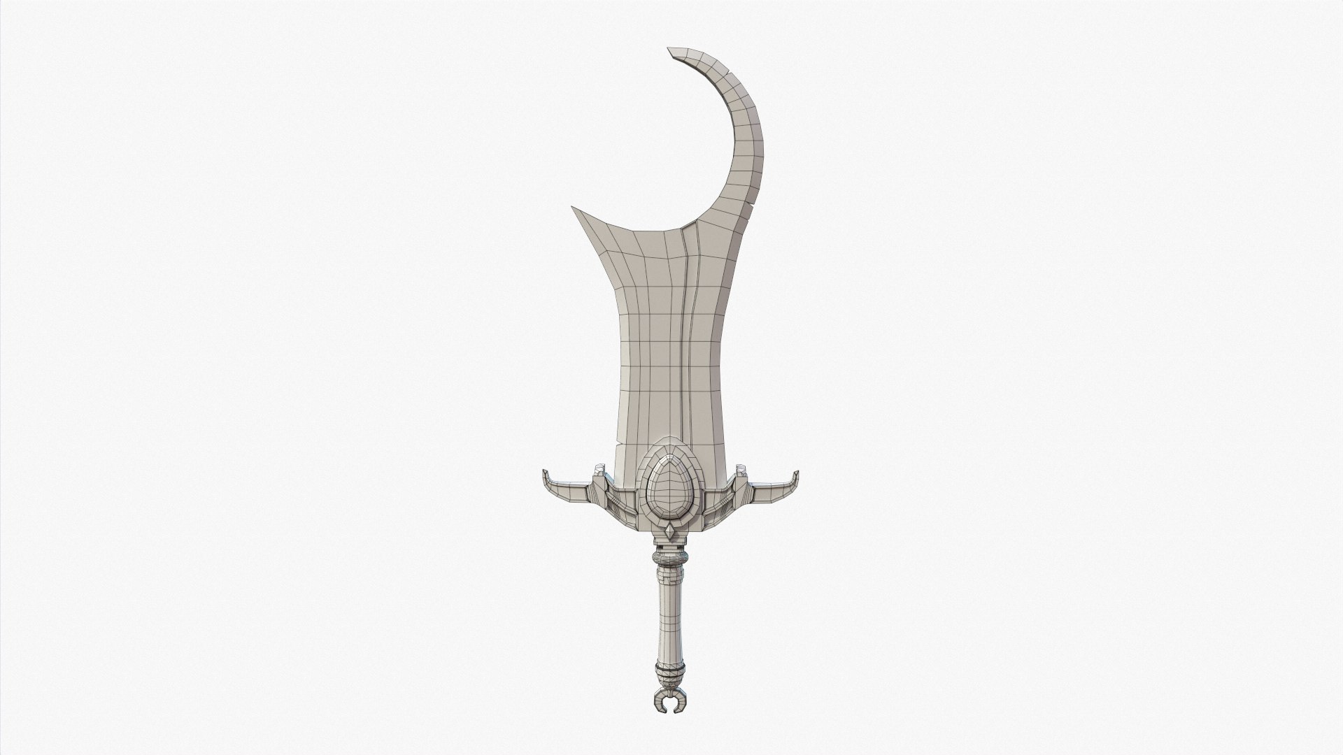 Stylized Low-Poly Fantasy Sword 3D Model - TurboSquid 1968871