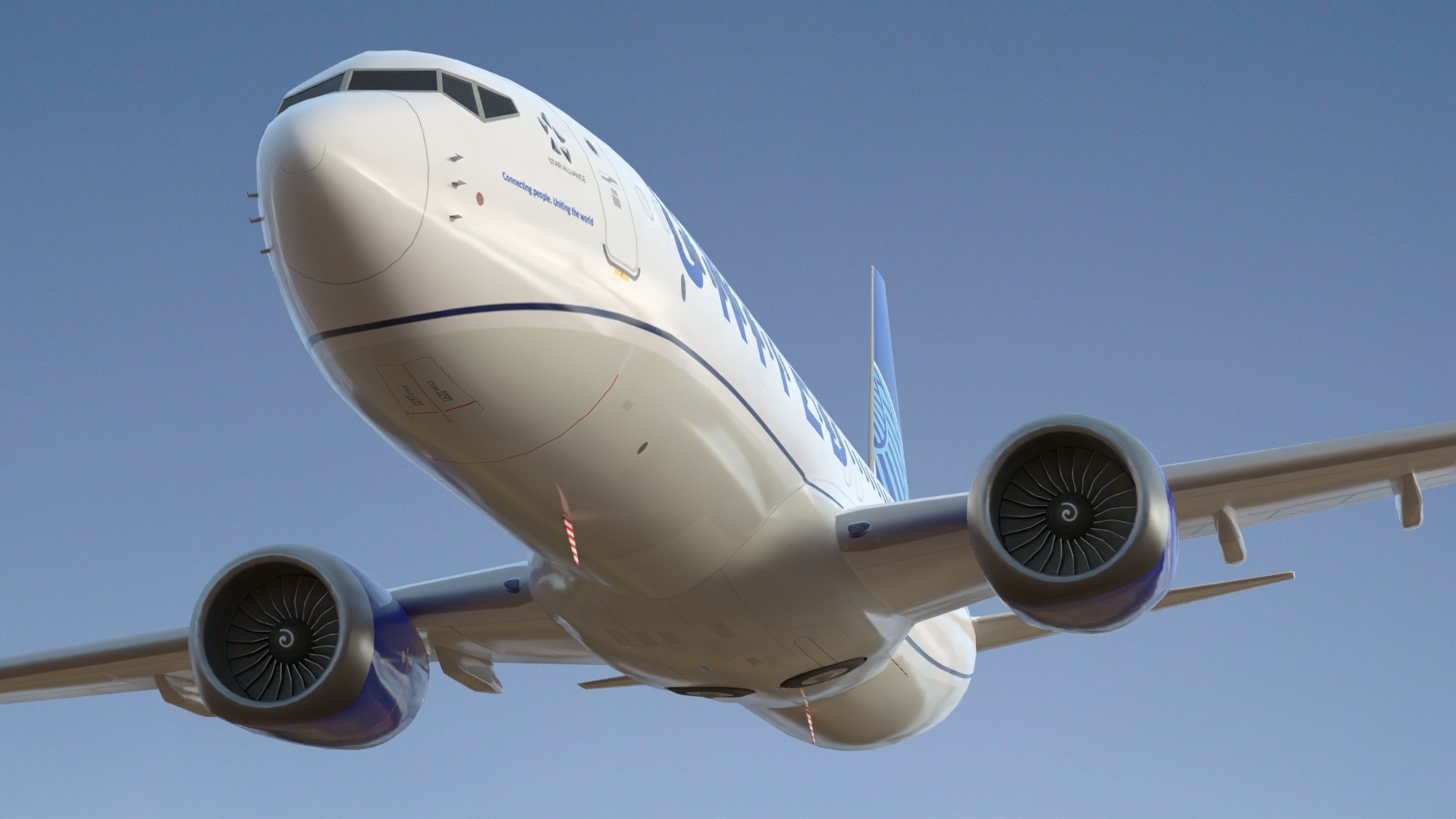 United Airlines B738 MAX SC 3D - TurboSquid 2281758