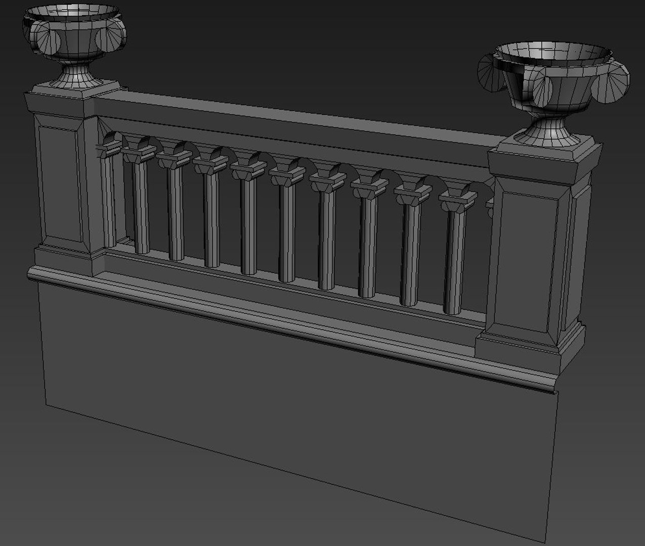 Free Railing 3D Model - TurboSquid 1206366