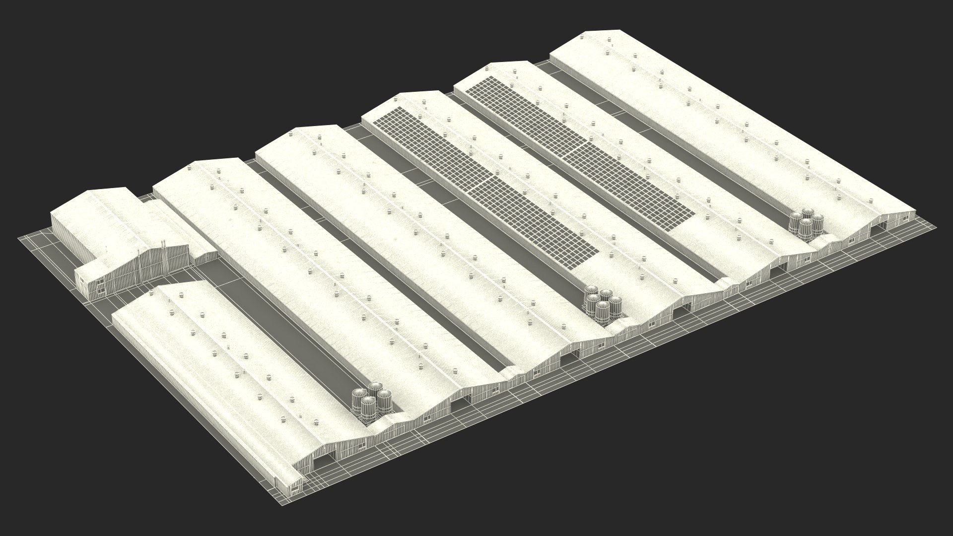 Poultry Farming Barn Model - TurboSquid 2211470