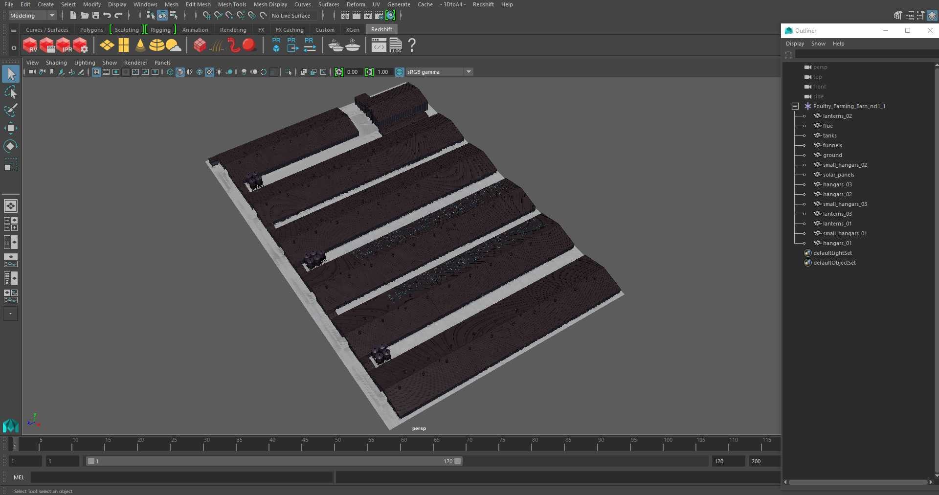 Poultry Farming Barn Model - TurboSquid 2211470