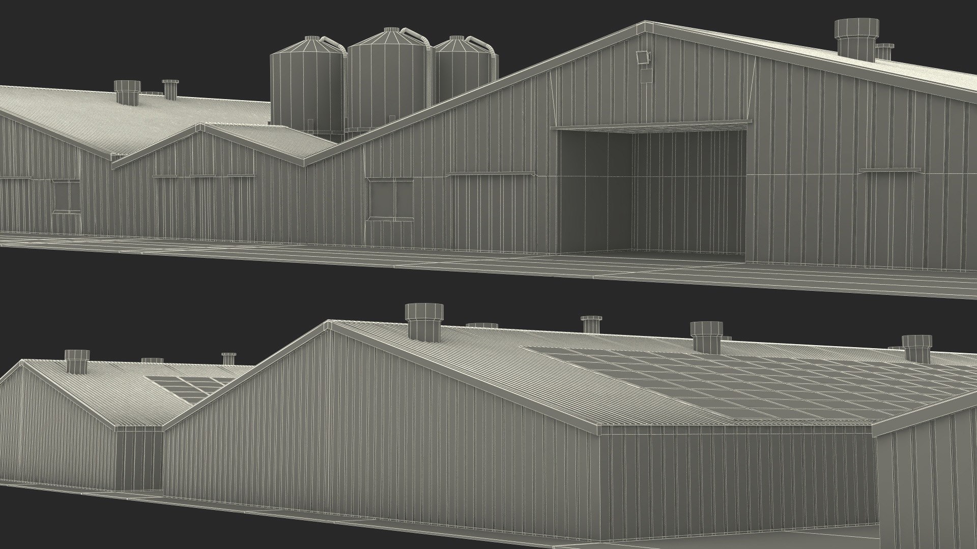 Poultry Farming Barn Model - TurboSquid 2211470