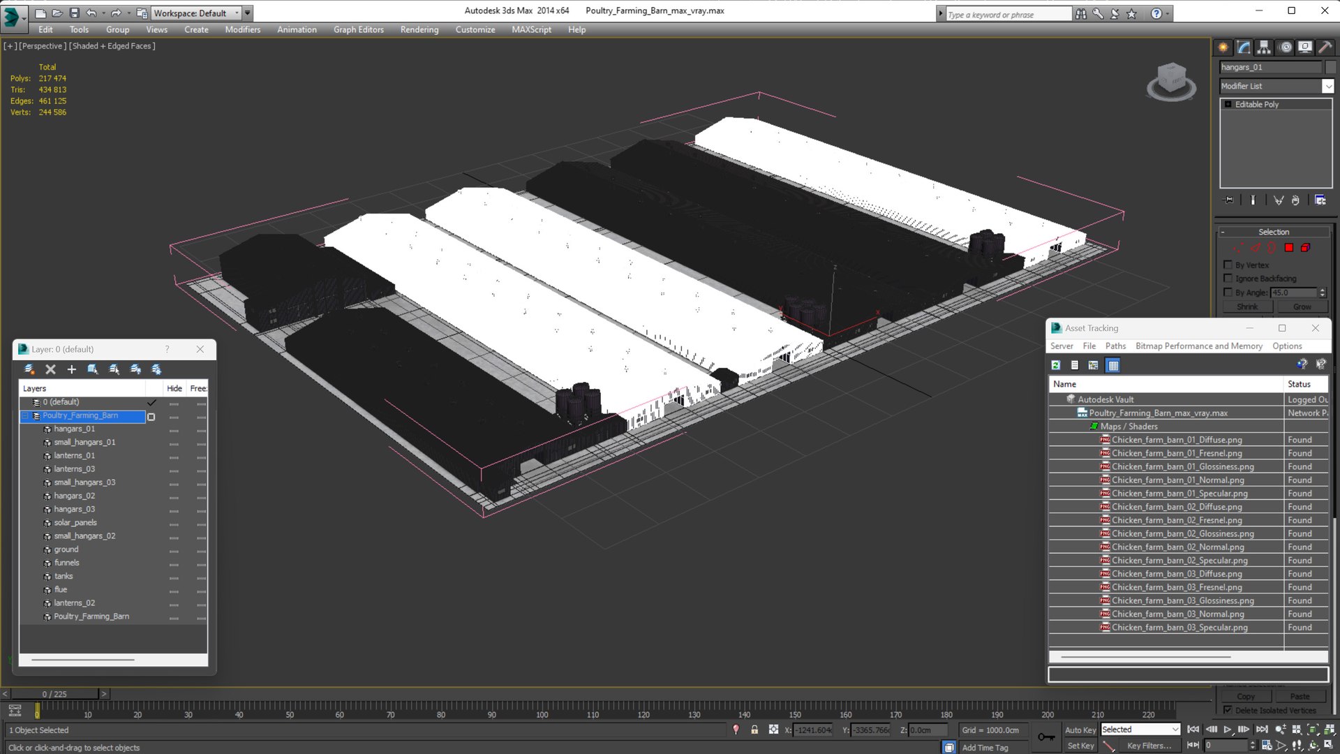 Poultry Farming Barn Model - TurboSquid 2211470