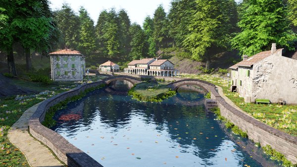 modelo 3d Riverside life - TurboSquid 2087536