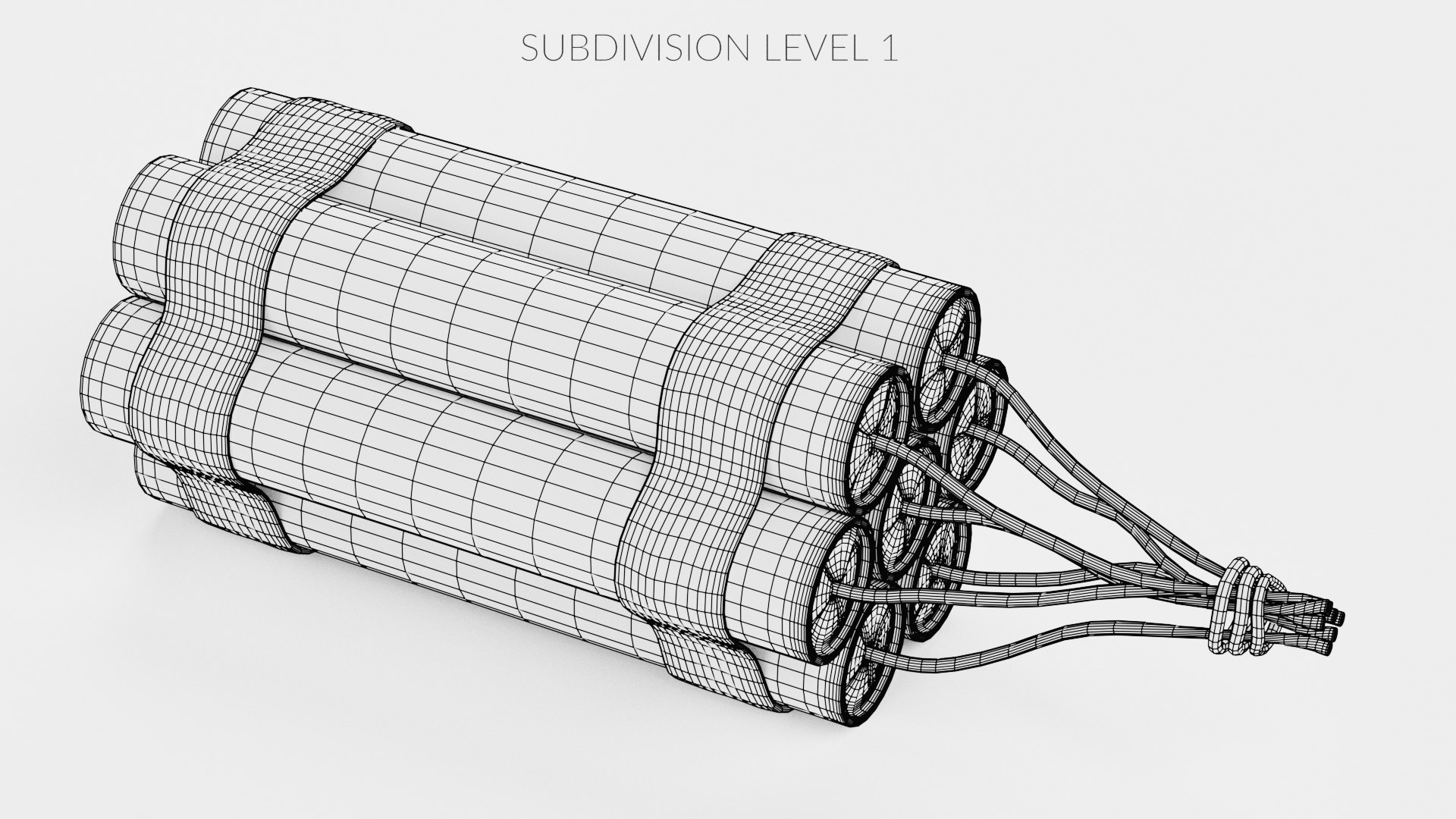 3D Dynamite Bomb Tnt Model - TurboSquid 1588189