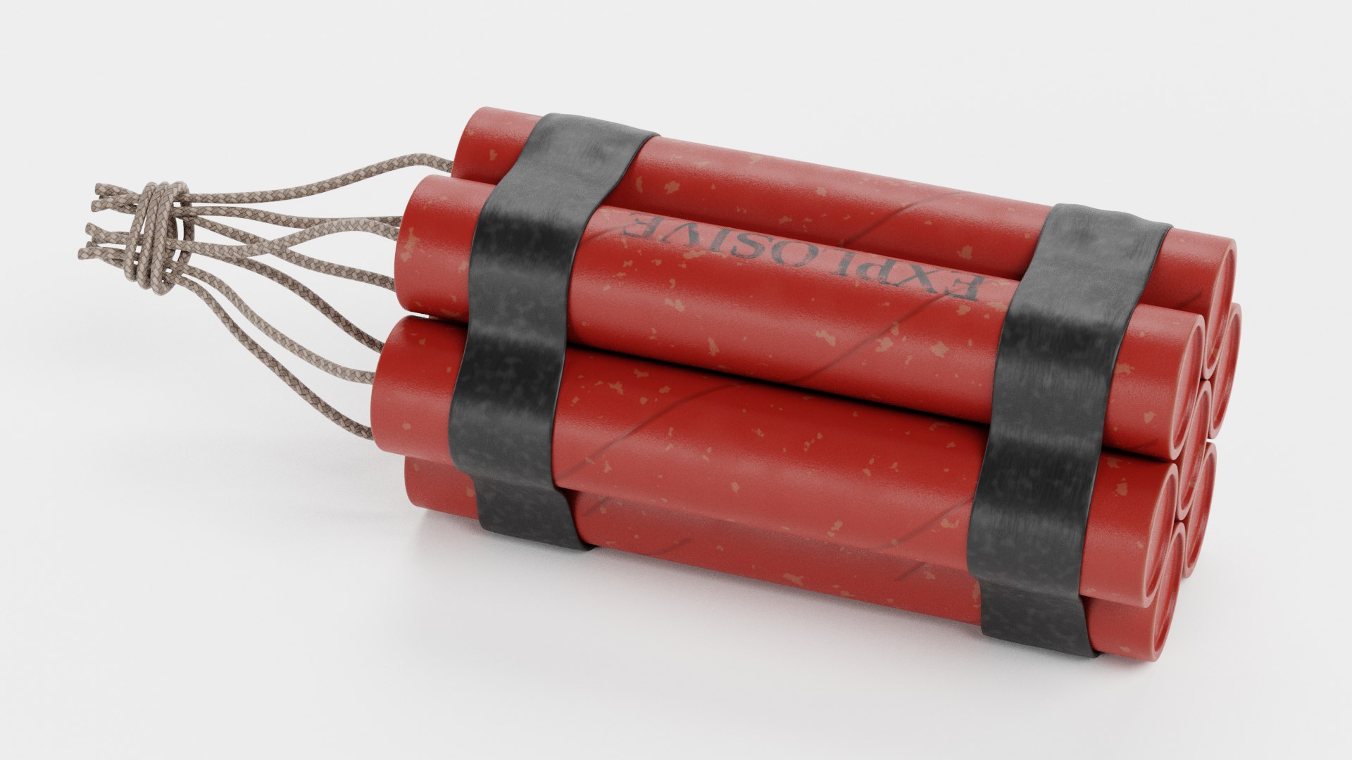 3D Dynamite Bomb Tnt Model - TurboSquid 1588189