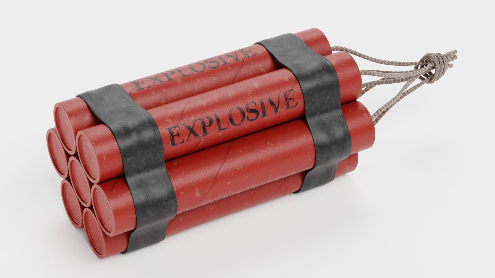 3D Dynamite Bomb Tnt Model - TurboSquid 1588189