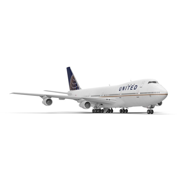 Boeing 747-100B United 3D-Modell - TurboSquid 1016774