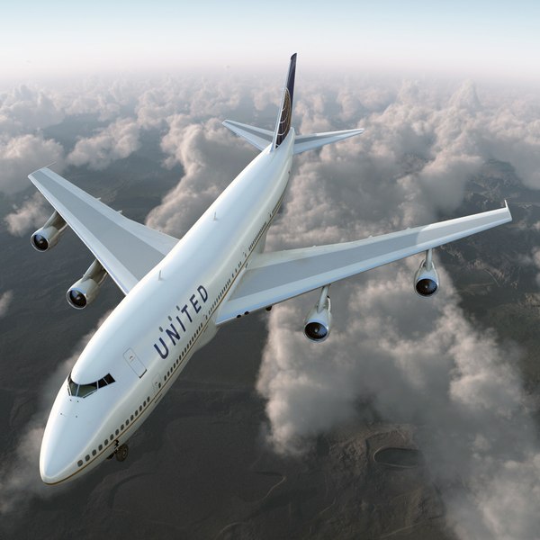Boeing 747-100B United 3D-Modell - TurboSquid 1016774