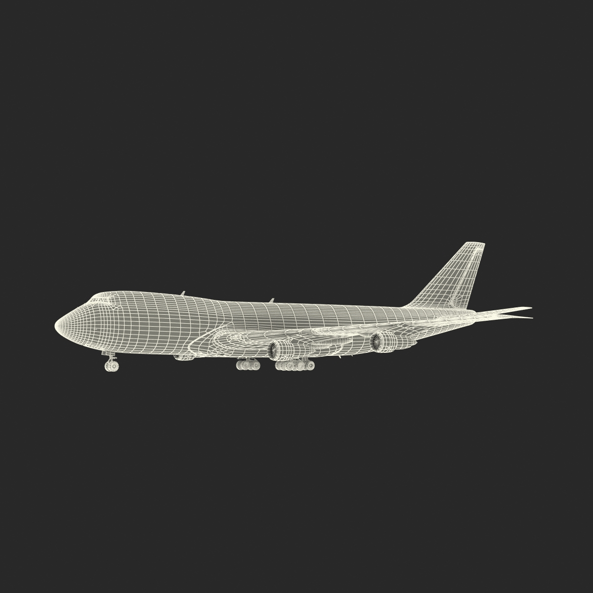 Boeing 747-100B United 3D-Modell - TurboSquid 1016774