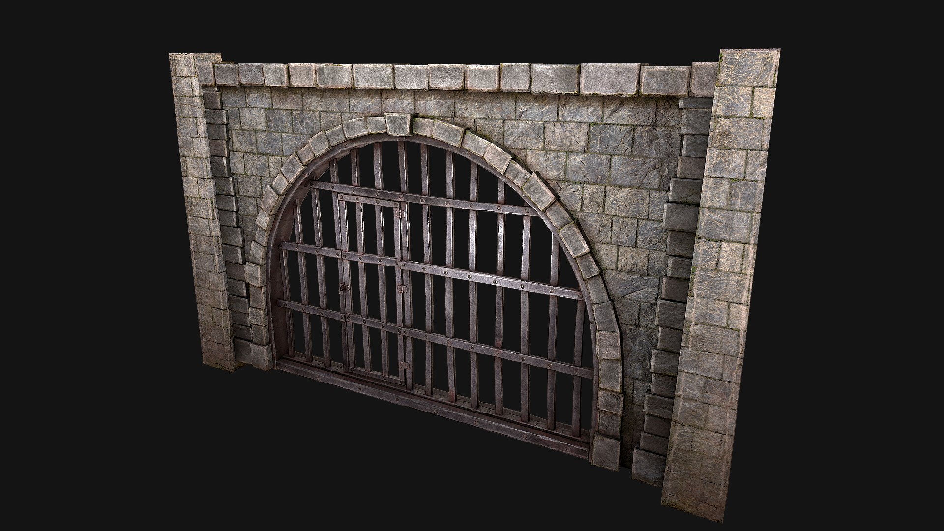 3D Prison Doors Gate model - TurboSquid 2017397