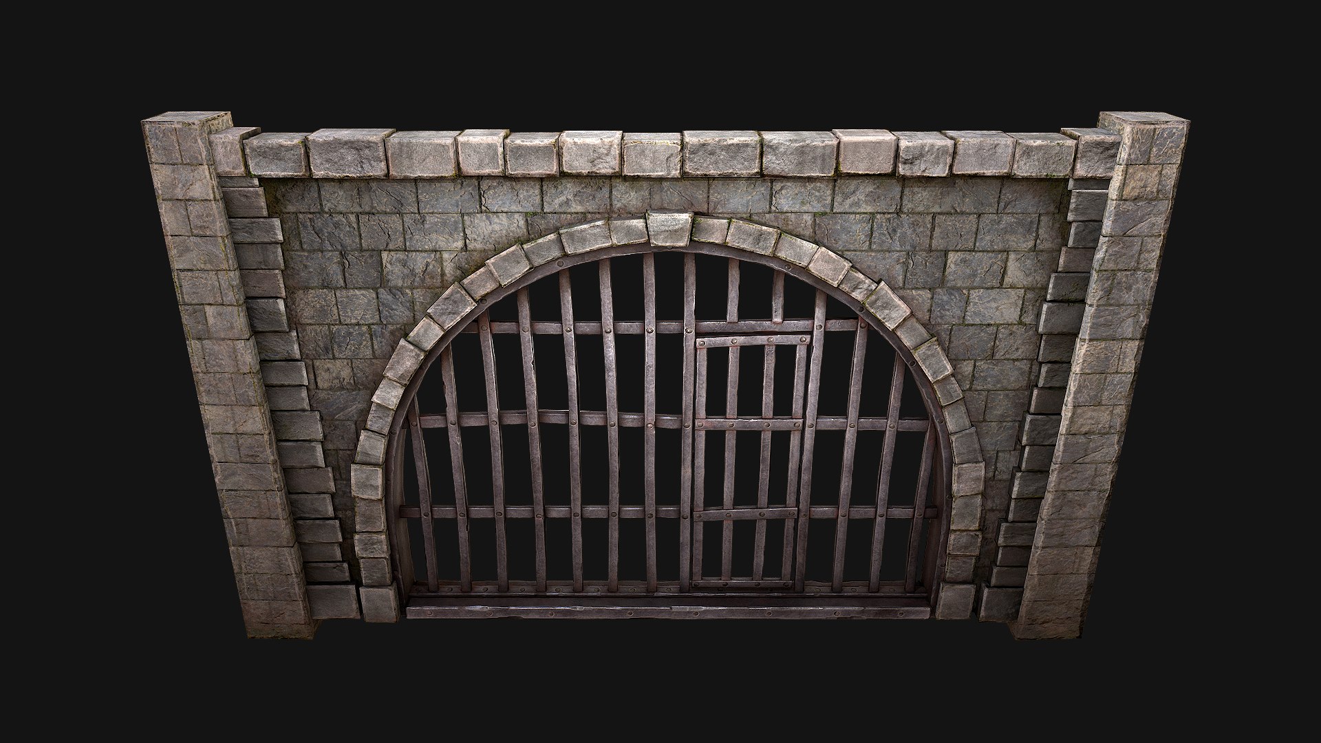 3D Prison Doors Gate model - TurboSquid 2017397