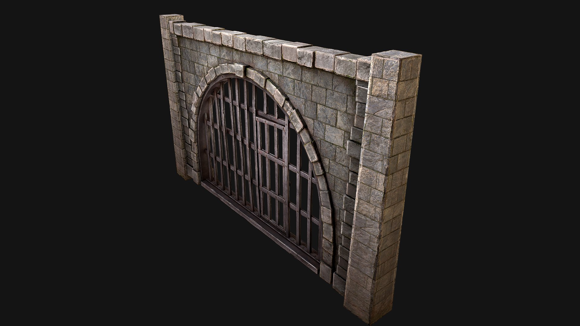3D Prison Doors Gate model - TurboSquid 2017397