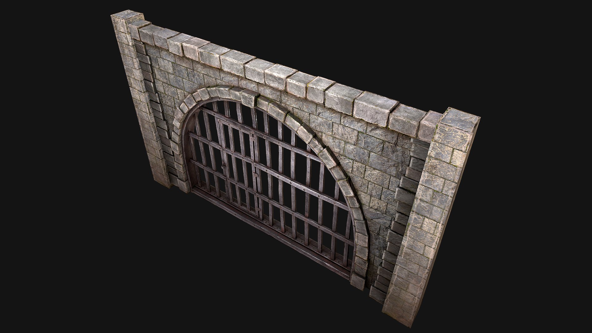 3D Prison Doors Gate model - TurboSquid 2017397