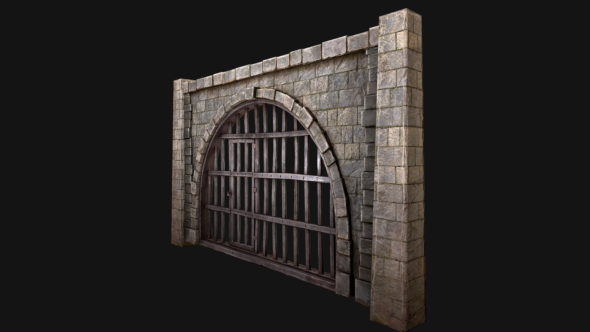 3D Prison Doors Gate model - TurboSquid 2017397