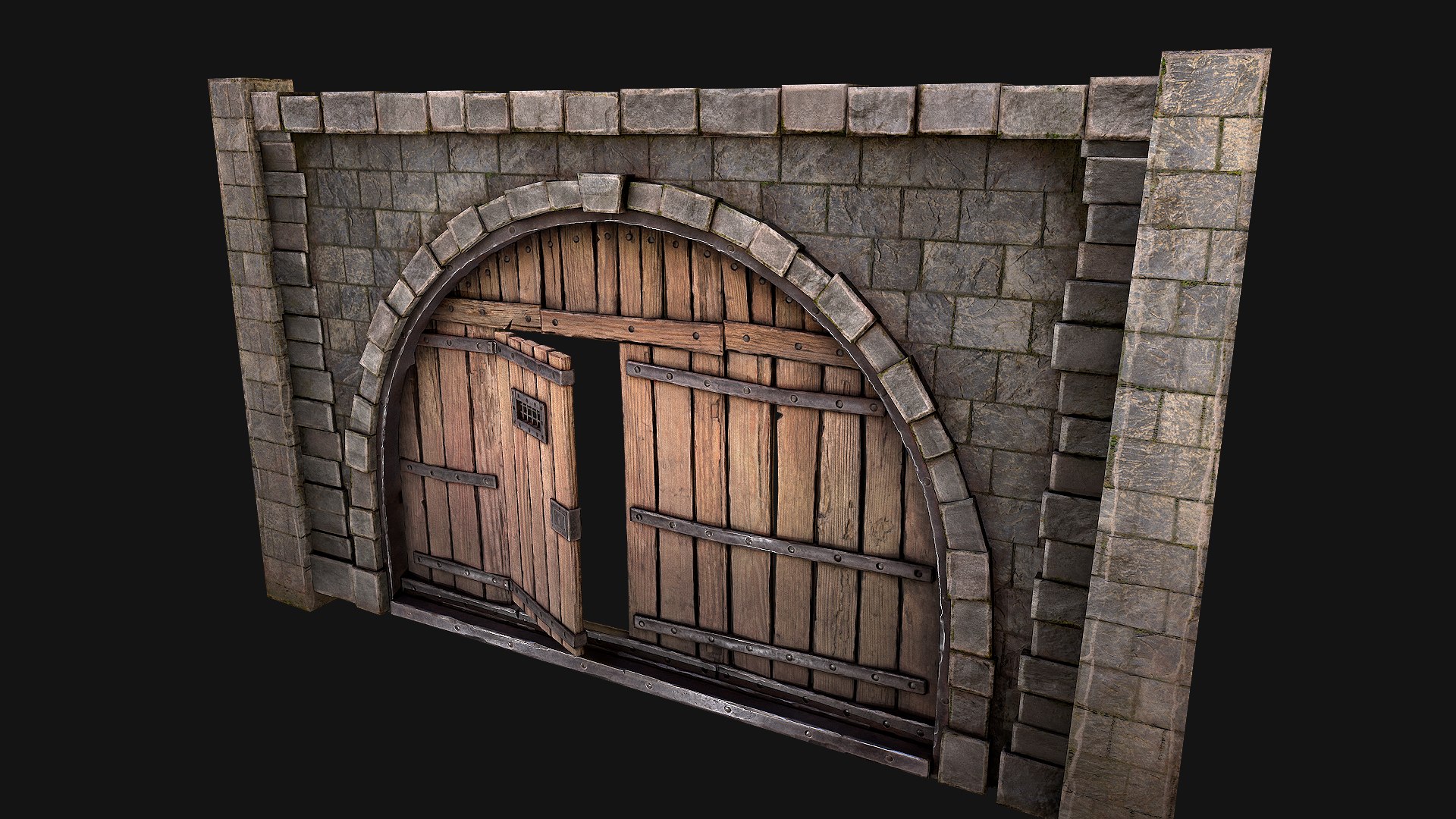 3D Prison Doors Gate model - TurboSquid 2017397