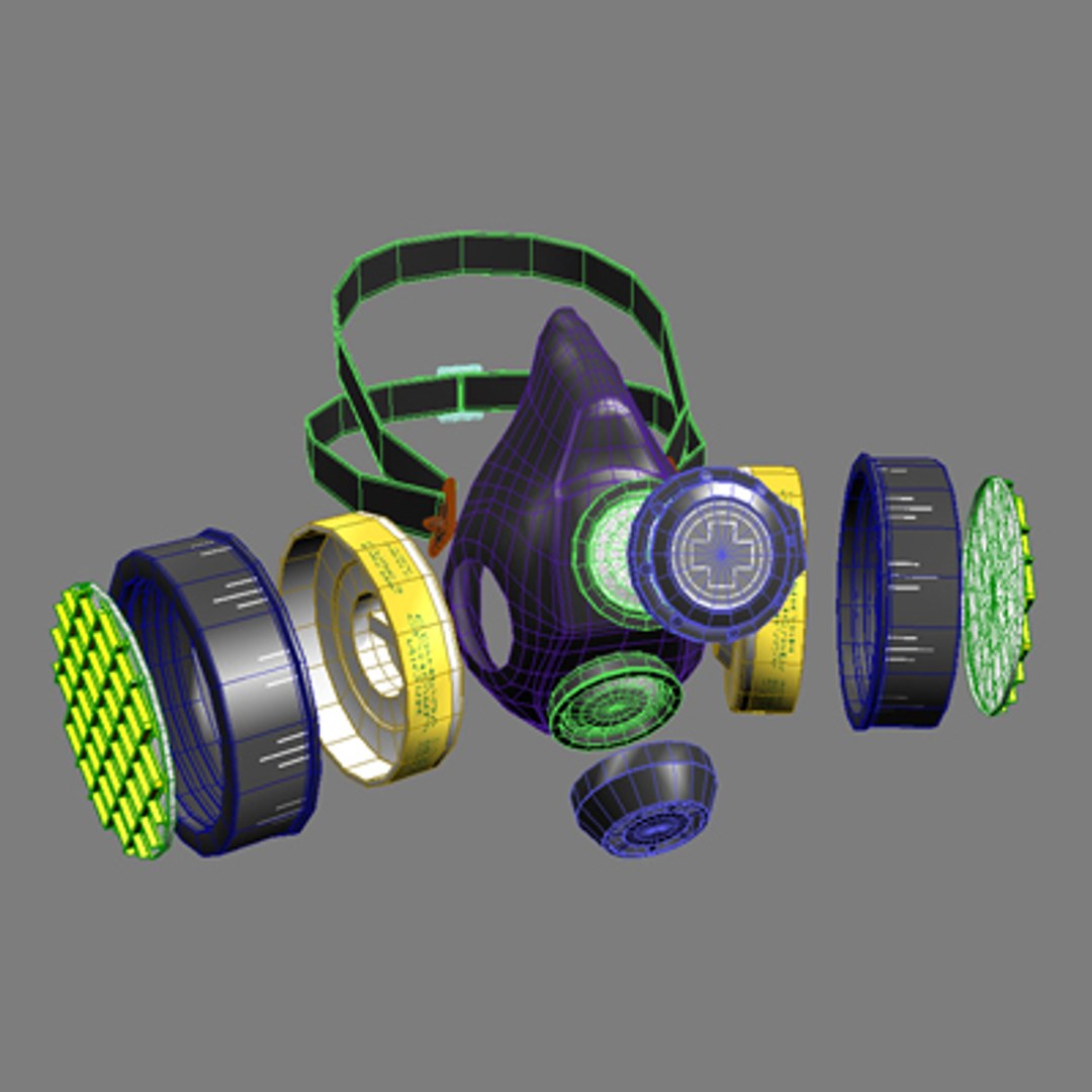 3d Model Safety Mask