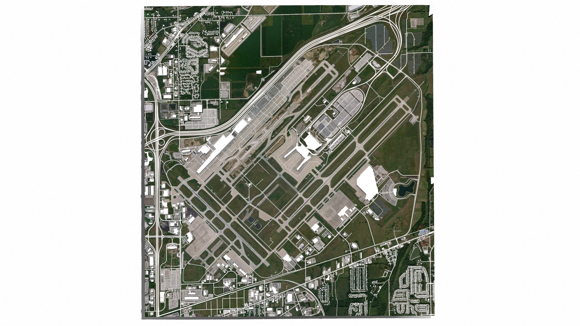 3D Indianapolis International Airport United States Model - TurboSquid ...