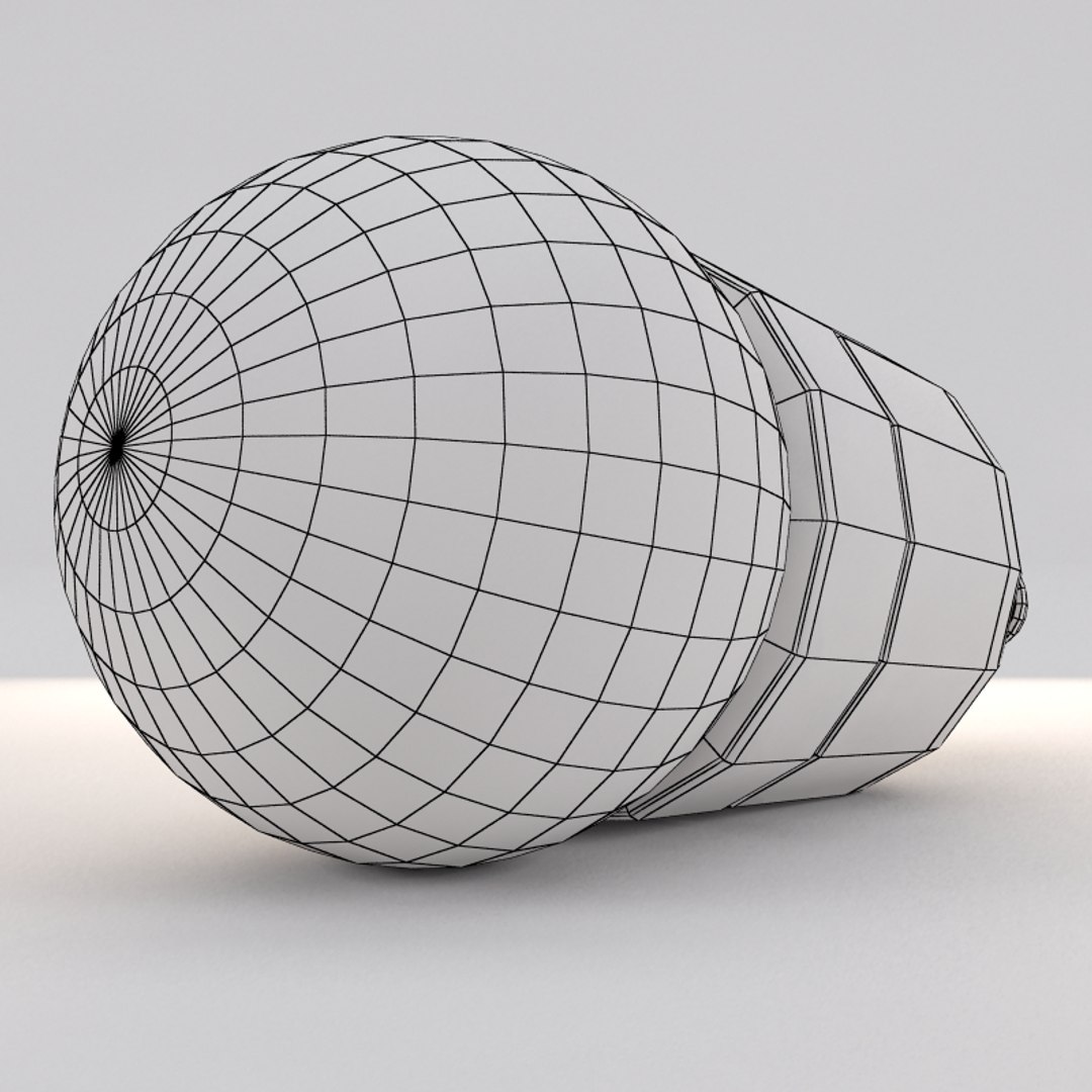 Led Spherical Bulb Lamp 3d Model