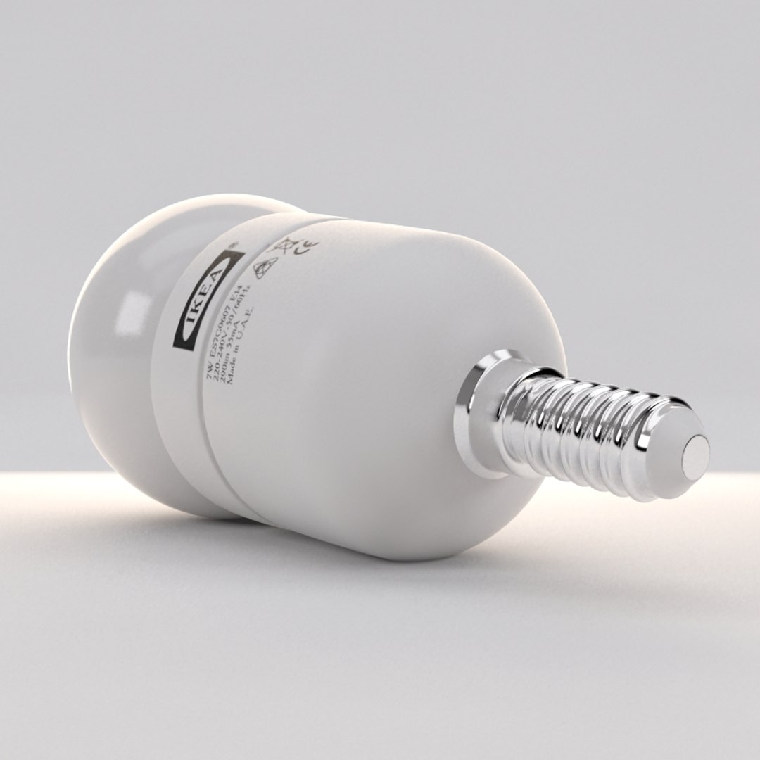 Led Spherical Bulb Lamp 3d Model