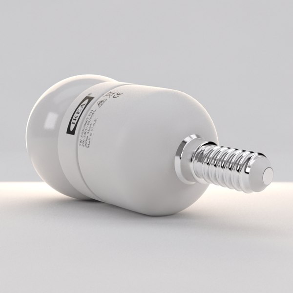 led spherical bulb lamp 3d model