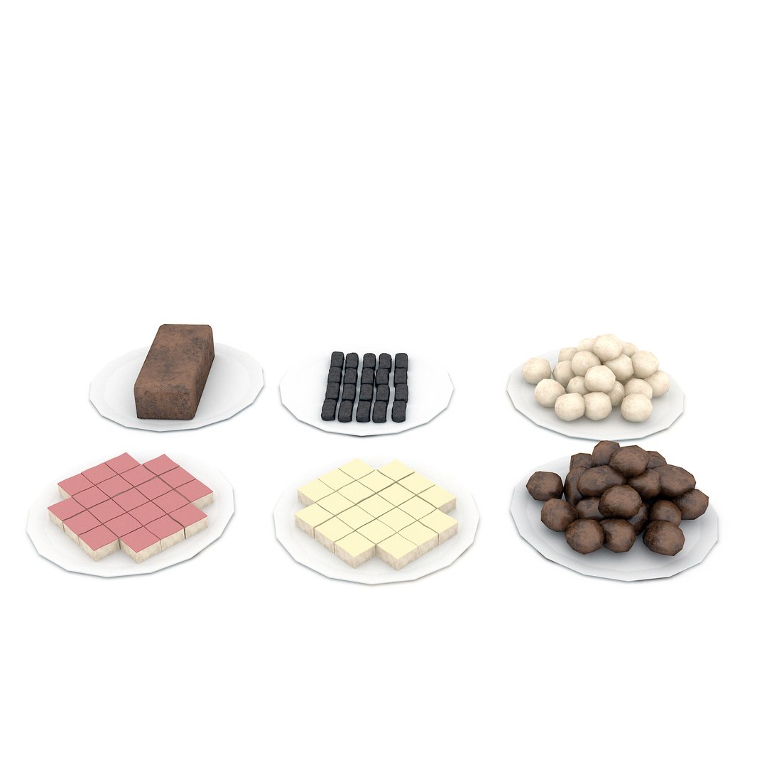 3D cookie types - TurboSquid 1797463