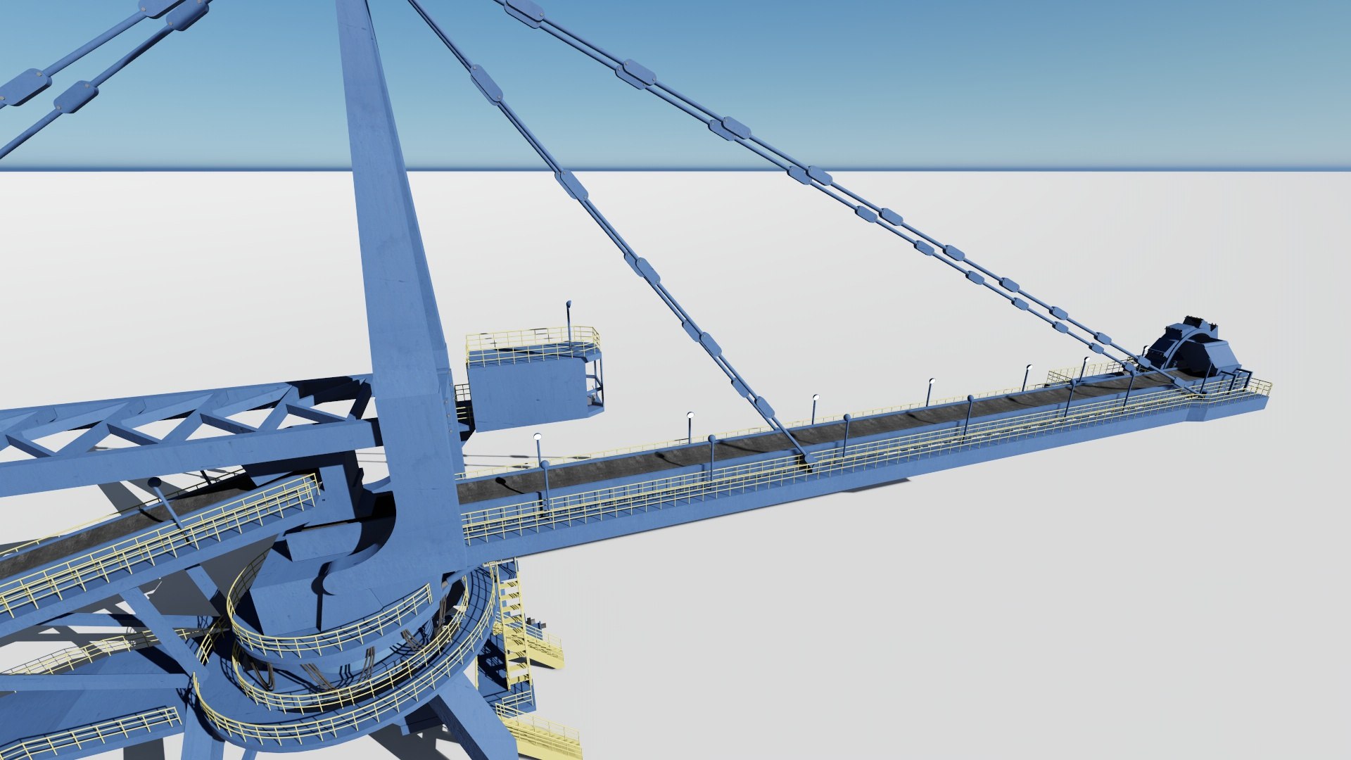 3d Model Stacker Reclaimer