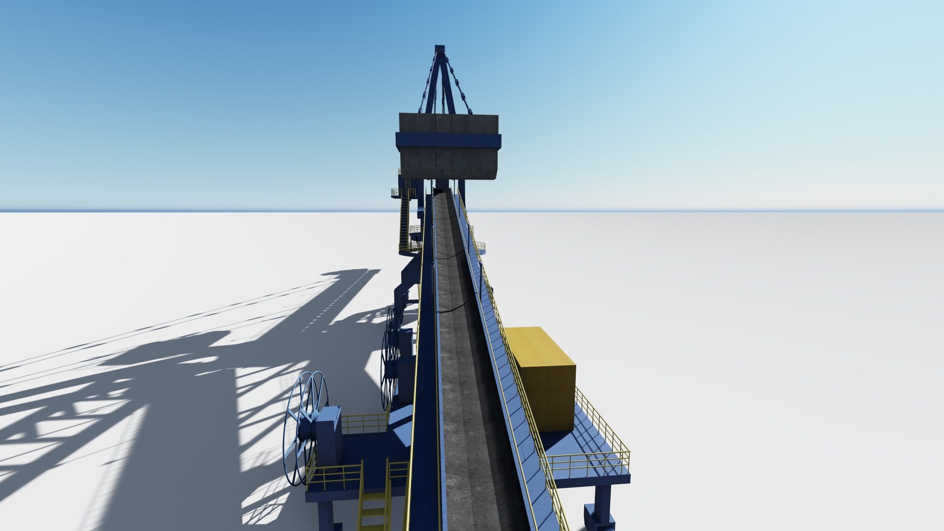 3d Model Stacker Reclaimer