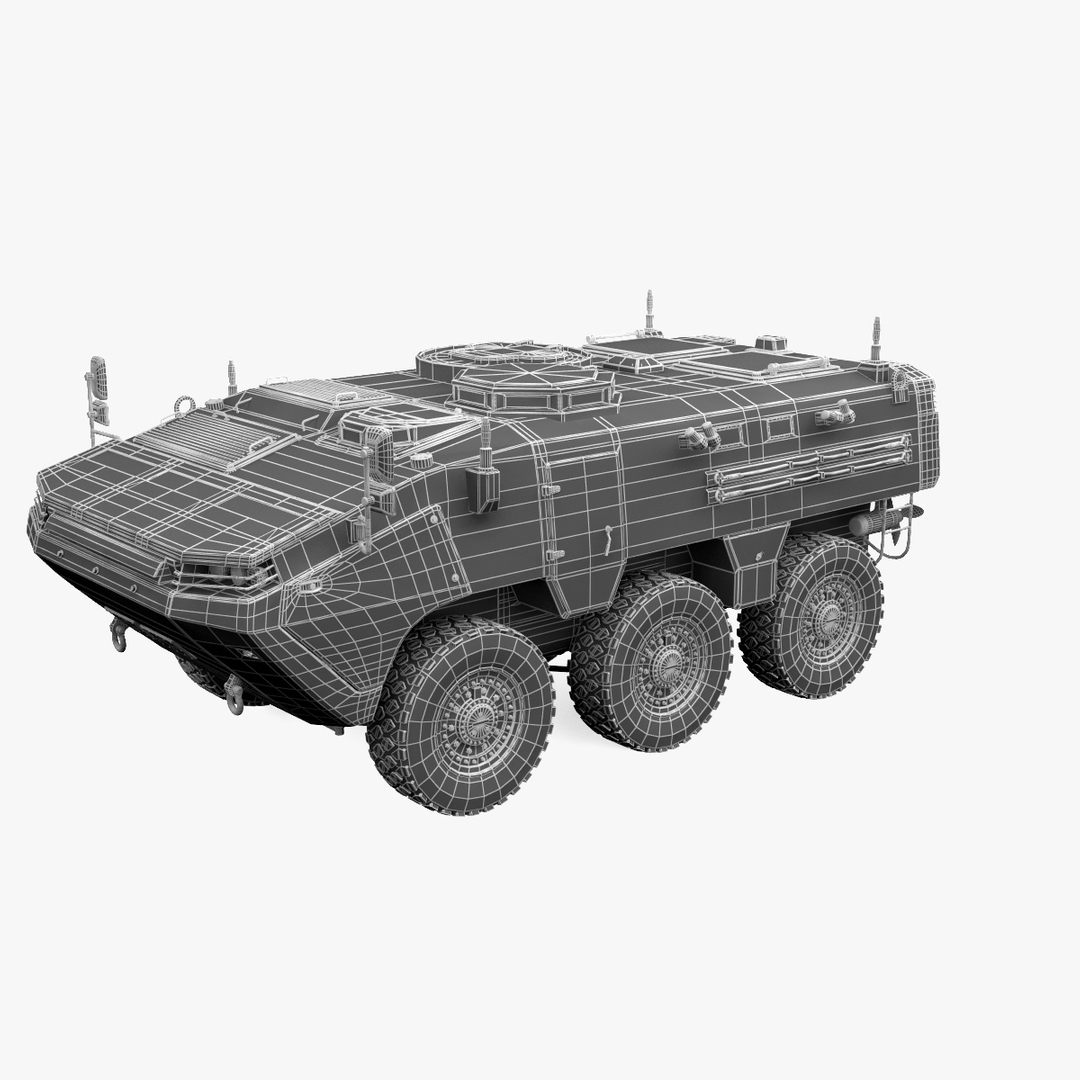3d Max Realistic Arma 6x6 Turkey