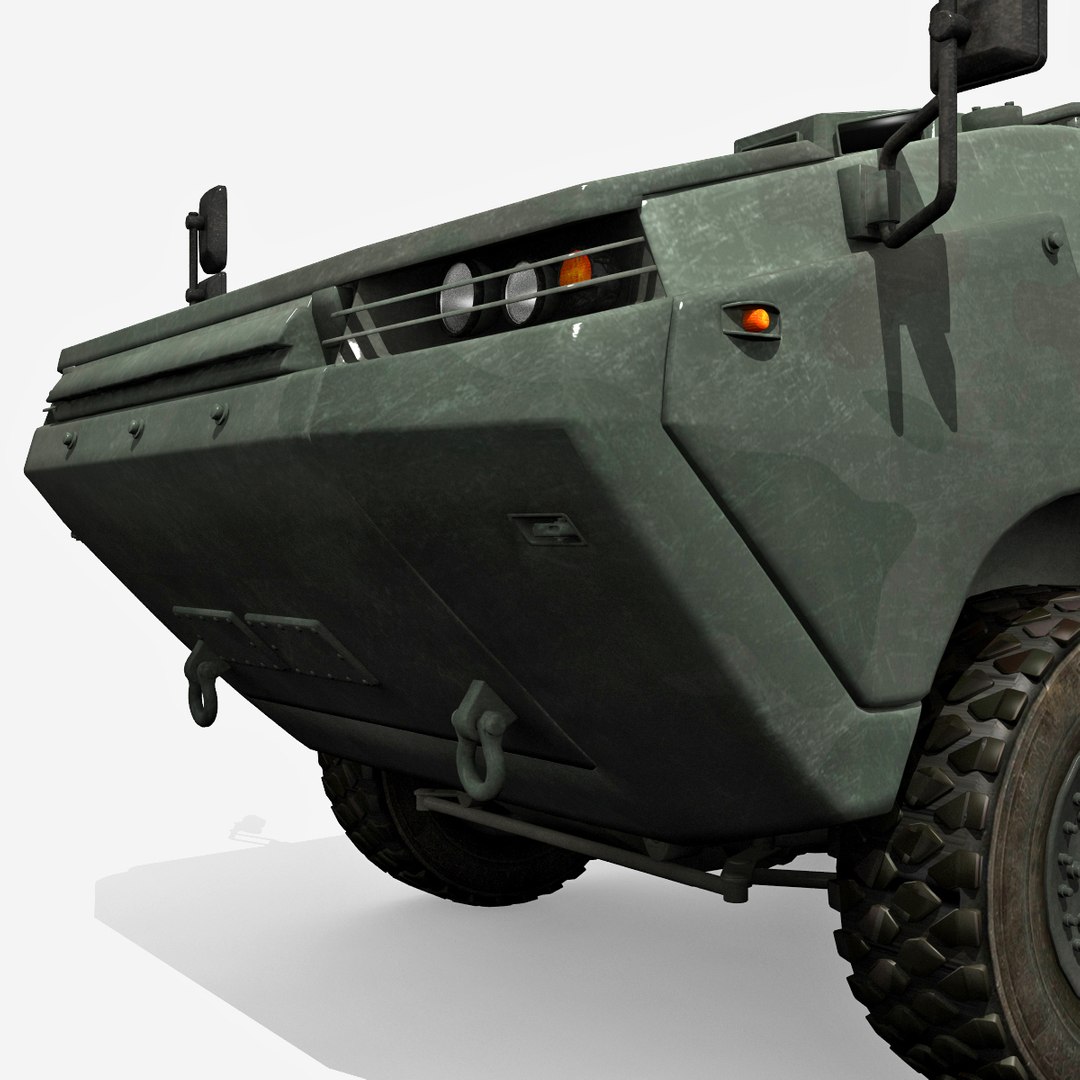 3d max realistic arma 6x6 turkey