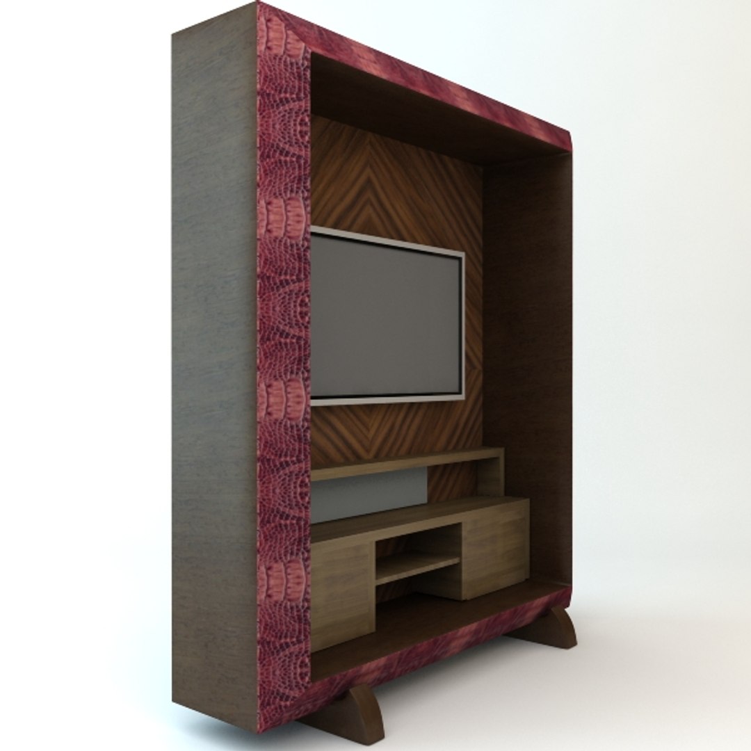 tv details materials 3d model