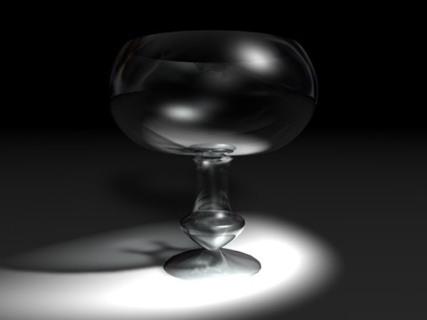 3d glass lectern