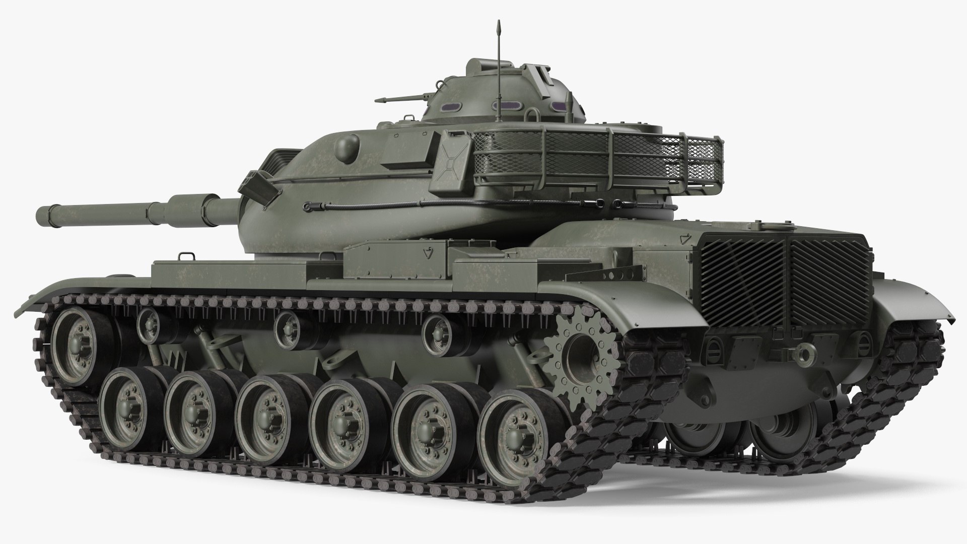 Main battle tank m60 model - TurboSquid 1157642