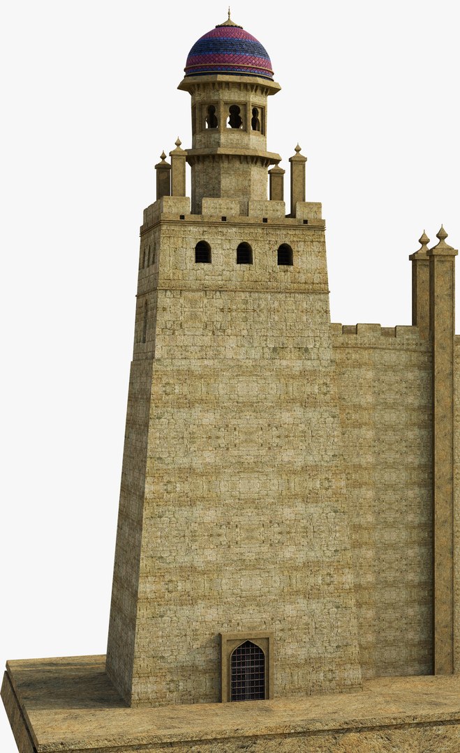 3D Model Fantasy Arab Wall Gate - TurboSquid 1853583