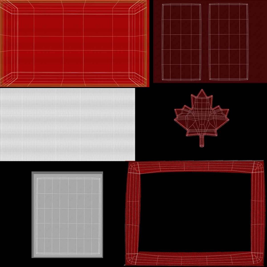 Canada Embroidered Coat Of Arms 3D Model - TurboSquid 2030460