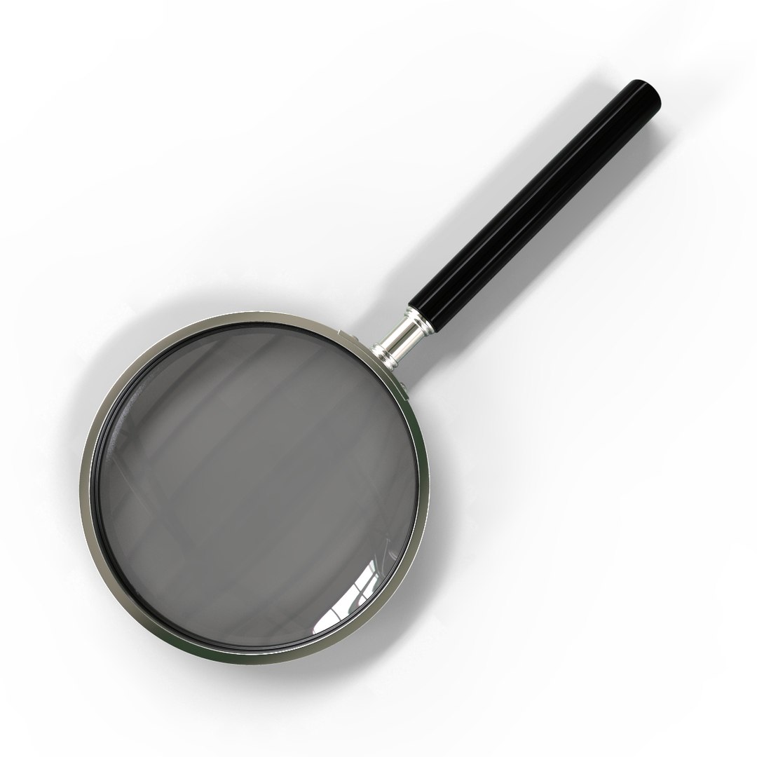 3d Magnifying Glass Model