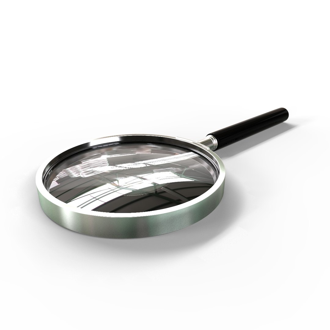 3d Magnifying Glass Model